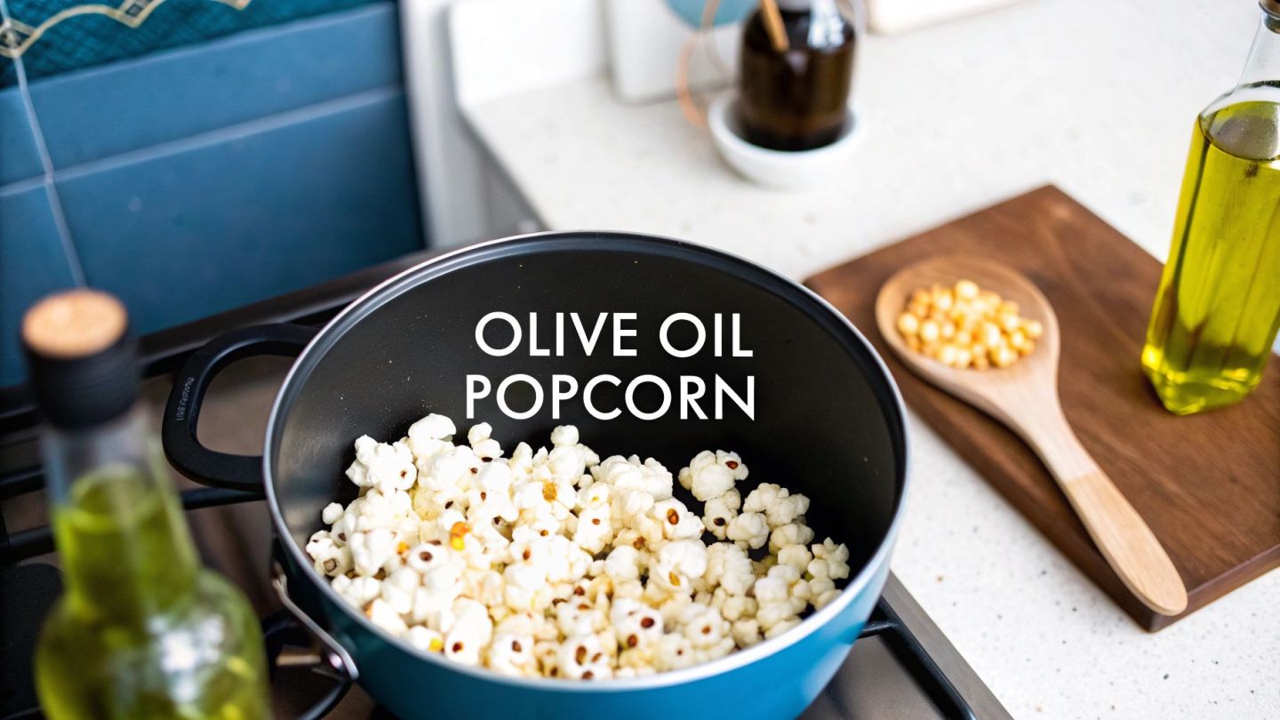 Can You Use Olive Oil for Popcorn? The Secret to a Perfect Stovetop ...