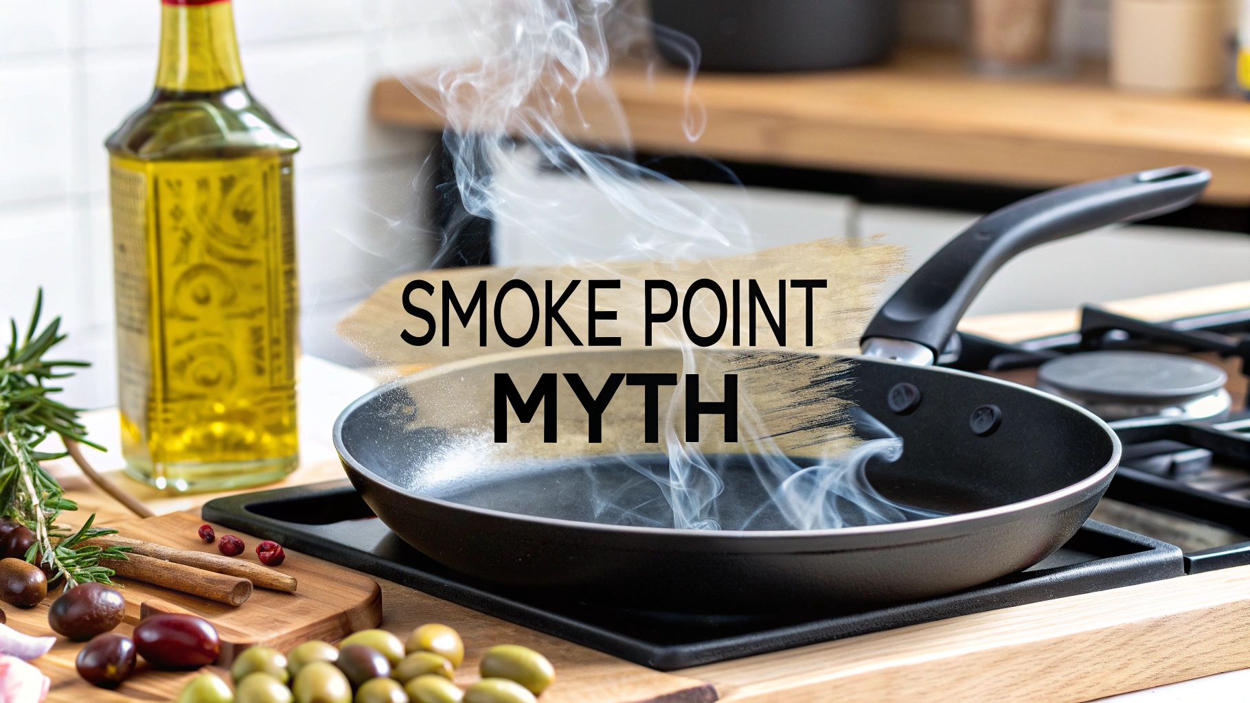 Why the Extra Virgin Olive Oil Smoke Point Myth Is a Lie – Learn Olive Oil